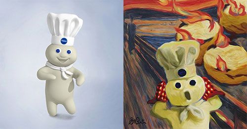 Six Poppin' Fresh Takes on the Pillsbury Doughboy - Worship The Brand ...